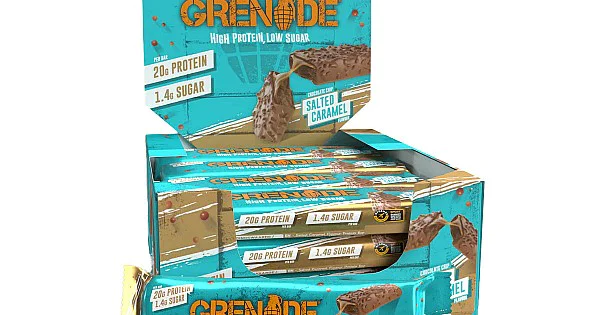 Grenade Chocolate Chip Salted Caramel Protein Bar 60g - Bars| SweetCo Grenade Chocolate Chip Salted Caramel Protein Bar 60g - Bars| SweetCo