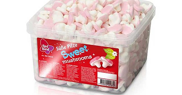 Red Band Sweet Mushrooms - Party Sweets| SweetCo
